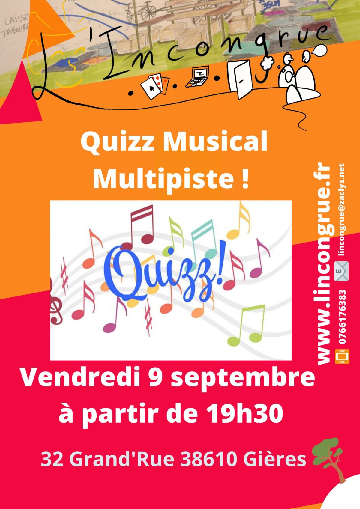 Quizz Musical Multipistes - L'incongrue